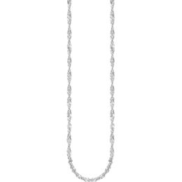 Thomas Sabo Damen Collierkettchen "Singapurkettengliederung, 1,7 mm breit", 45, Silber 925 (Sterlingsilber), L: 45 B: 1,7mm, silber, Silber 925