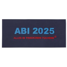 Strandtuch Egeria, B:75cm L:180cm, blau, Frottier, Obermaterial: 100% Baumwolle, Handt&uuml;cher, "ABI 2025", 75x180 cm, "ABI 2025-Alles in trockenen