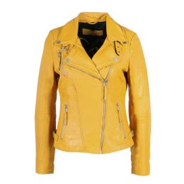 Freaky Nation Damen Lederjacke "Biker Princess"honigfarben, Gr. S, Oberstoff: 100% Leder; Futter: 100% Baumwolle, Jacken