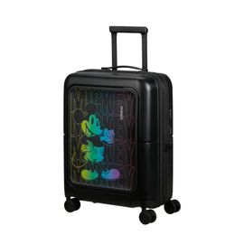 Kinder Hartschalen-Trolley "DASHPOP DISNEY, verschiedene Motive", American Touristermickey neon gradient, Polypropylen, Koffer, Volumenerweiterung
