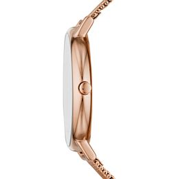 Skagen Damen Quarzuhr "SIGNATUR", rosa, Armbanduhren, Armbanduhr, Damenuhr, Edelstahlarmband, analog