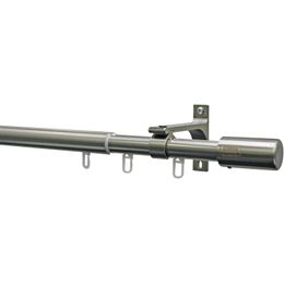 Sch&ouml;ner Wohnen Kollektion Gardinenstange, &Oslash;:19mm, grau, SCH&Ouml;NER WOHNEN-KOLLEKTION, Kinderzimmer, Gardinenstangen, "Set Mona mit Innenlauf I 1-Lauf, ausziehbar", mit Bohren,