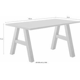 M&auml;usbacher Schreibtisch M&Auml;USBACHER, B:120cm H:75cm T:70cm, grau, B&uuml;ro, Tische, "Mio"
