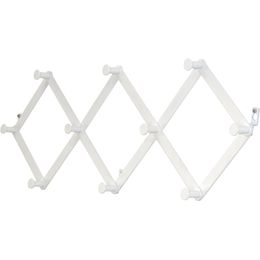 Garderobenhalter, B:70cm H:24cm T:4cm, wei&szlig;, HOFMANN LIVING AND MORE, Metall, Garderobenhalter