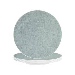 Seltmann Weiden Fr&uuml;hst&uuml;cksteller "Fr&uuml;hst&uuml;cksteller Life Fashion &oslash; 22,5 cm 6er Set", gr&uuml;n, Speiseteller