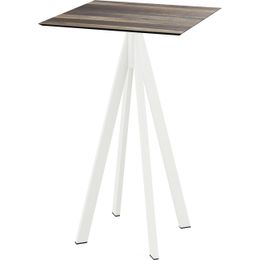 Klapptisch Essentials, B:70cm H:109,2cm T:70cm, wei&szlig;, Stahl/HPL Tischplatte, Garten, Tische, "Infinity", in verschiedenen Ausf&uuml;hrungen