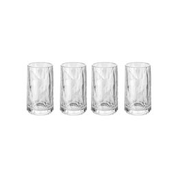 Koziol Schnapsglas "Stamper Superglas Club No. 7 40 ml 4er Set transparent", transparent, Trinkgefäße