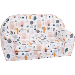 KNORRTOYS Jungen Sofa "Wildlife", B/H/T: 77cm x 42cm x 34cm, Baumwolle, bunt, B:77cm H:42cm T:34cm, Sofas, für Kinder; Made in Europe