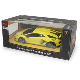 Jamara Kinder RC-Auto "Lamborghini Aventador SVJ 1:14 - 2,4 GHz, gelb", gelb, Kunststoff, B:16cm H:8cm T:35cm, Fernlenkfahrzeuge