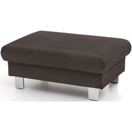 Hocker COTTA, B:100cm H:45cm, braun, Microfaser PRIMABELLE (100% Polyester);Kunstleder SOFTLUX;Feinstruktur (100% Polyester);Kunstleder