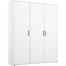Kleiderschrank Rauch, B:140cm H:194cm T:53cm, weiß, Holzwerkstoff, Schlafzimmer, Schränke, "VOYAGER Otto ́s Choice Garderobe Wäscheschrank TOPSELLER