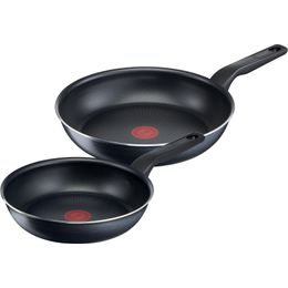 Tefal Pfannen-Set "XL Force", Ø 28cm, schwarz, Pfannen, Antihaft, Thermo-Signal, tiefe Form, alle Herdarten außer Induktion