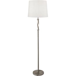 Searchlight Stehlampe "Vegas Floor Lamp", 1, &Oslash; 39cm H: 152cm, 1 Stk., silber, Wohnzimmer, Leuchten