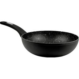 CS SOLINGEN Wok "Marburg", Ø 28cm + Höhe 7,5cm, schwarz, CARL SCHMIDT SOHN, Pfannen, Induktion, Ø 28 cm