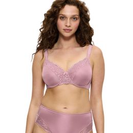 Triumph Damen Minimizer-BH "Ladyform Soft", Gr. 75, rosa, Microtouch, Obermaterial: 43% Polyamid, 40% Polyester, 17% Elasthan, leicht glänzend,