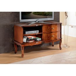TV-Board Home Affaire, B:87cm H:58cm T:37cm, braun, Holz teilmassiv, Sideboards, "TV-Board Malcesine", Breite 87 cm