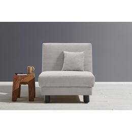 ell+ell Sessel ELL + ELL, B:85cm H:85cm T:100cm, grau, 92% Polyester 8% Nylon, Wohnzimmer, Sessel, "Enny"