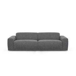 Big-Sofa Trendmanufaktur, B:254cm H:72cm T:107cm, grau, 92% Polyester, 8% Nylon, Sofas, "Braga, mit hochwertigem Kaltschaum, Megasofa, in Cord