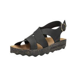 Asportuguesas Damen Riemchensandale "Asportuguesas Sandalen Lederimitat", Gr. 42schwarz, Lederimitat, Schuhe