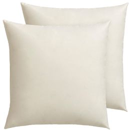 Federkissen Otto Keller, B:50cm L:50cm, beige, Bezug: 100% Baumwolle. F&uuml;llung: 50% Daunen, 50% Federn, Kopfkissen, "Annabelle Kissen-Set, als