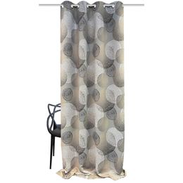 Vorhang HEINE HOME, B:135cm H:245cm, beige, Polyester, Gardinen