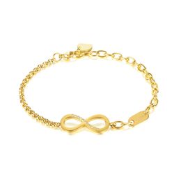 Damen Armband "Ewigkeit", gold, Collezione Alessandro, Metall, Armb&auml;nder