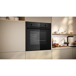 Neff Einbaubackofen "B1CCC0AK3", B:59,4cm H:59,5cm T:54,8cm, schwarz, Back&ouml;fen, CircoTherm Hei&szlig;luftsystem erm&ouml;glicht optimale Garergebnisse