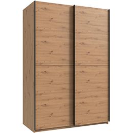 Kleiderschrank wimex, B:135cm H:198cm T:65cm, schwarz, Holzwerkstoff, Kinderzimmer, Schränke, "Mugano, B/T/H 135 oder 180/65/198cm, Made in Germany",