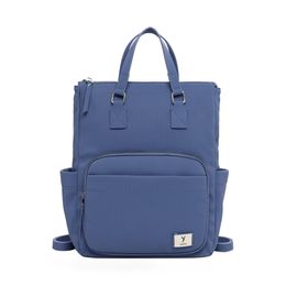 SURI FREY Damen Rucksack "Rucksack SFY Ricky", blau, Obermaterial: 60% Polyurethan PU. 40% Polyester PES., Rucksäcke