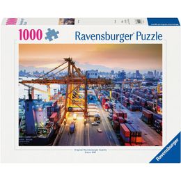 Ravensburger Kinder Puzzle "Hafen", bunt, B:70cm H:50cm, Puzzles, Made in Germany