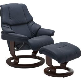 Relaxsessel stressless, B:79cm H:98cm T:75cm, blau, Leder BATICK: BATICK ist ein leicht korrigiertes, durchgef&auml;rbtes und genarbtes M&ouml;belleder, bei