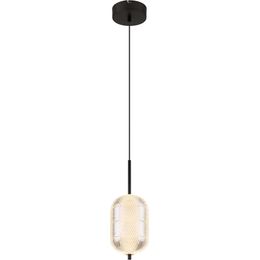 Globo LIGHTING LED Pendelleuchte "KURIUS", 1 Stk., schwarz, Leuchten, Hängelampe/Hängeleuchte/Wohnzimmer/Esstisch/elegant