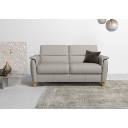 2,5-Sitzer Home Affaire, B:179cm H:89cm T:89cm, grau, Luxus-Microfaser (100% Polyester);Struktur (100% Polyester);Luxus-Microfaser in Lederoptik