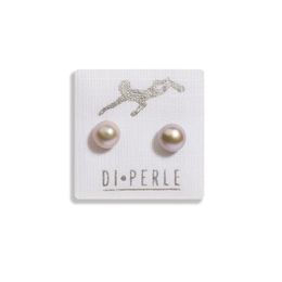 Adelia&acute;s ADELIA ́S Damen Paar Ohrstecker "Damen Perlenschmuck 585 Gelbgold S&uuml;sswasser Perlen Ohrstecker", Damen, Gelbgold 585 Gold, grau, Gelbgold 585, Gold,