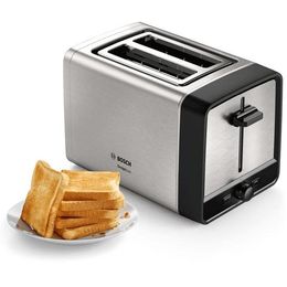 Bosch Toaster "TAT5P420DE DesignLine", B:30cm H:19,5cm T:17cm, schwarz, Toaster