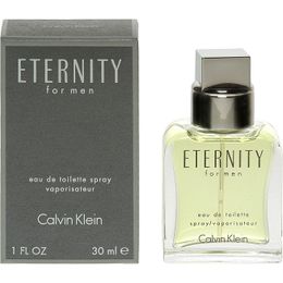 Calvin Klein Herren Eau de Toilette "Eternity for men", 30ml, silber, Parf&uuml;ms, mit langanhaltender Formel