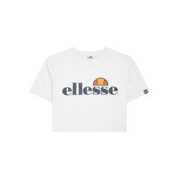 Ellesse Damen T-Shirt "T-Shirt ALBERTA CROP T-SHIRT 1er Pack", wei&szlig;, Gr. L, Obermaterial: 100% Baumwolle CO., Shirts