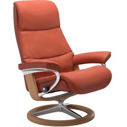 stressless "View" mit Signature Base, Gr&ouml;&szlig;e L,Gestell Eiche