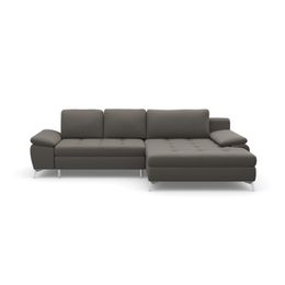 Sit & More Ecksofa SIT & MORE, B:290cm T:163cm, braun, Wohnzimmer, Sofas, "Latigo L-Form", mit Mega-Recamiere, wahlweise mit Bettfunktion und Bettkasten