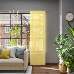Neutex for you! Schiebegardine NEUTEX FOR YOU, B:60cm H:155cm, gelb, Jacquard, Polyester, Wohnzimmer, Gardinen, "Libre-ECO", nach Ma&szlig;