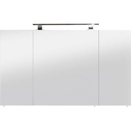 Spiegelschrank Optifit, B:120cm H:68cm T:17,6cm, grau, Badezimmer, Schr&auml;nke, "Mino", Breite 120 cm