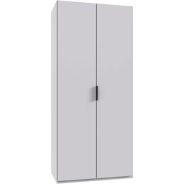 Kleiderschrank wimex, B:100cm H:236cm T:58cm, weiß, Spanplatte, Kinderzimmer, Schränke, "Oxford by fresh to go, in 3 Breiten, Made in Germany", mit