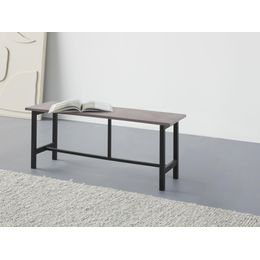 Essbank Home Affaire, B:130cm H:46cm T:40cm, grau, Küche, Sitzbänke, "Sare", Mit Echtholzfurnier aus Eiche