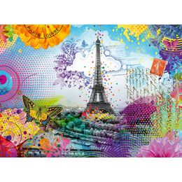 Ravensburger Kinder Puzzle "Postkarte aus Paris", bunt, Pappe, B:49cm H:36cm, Puzzles, Made in Germany