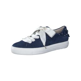 Paul Green Damen Sneaker "Paul Green Sneaker Veloursleder", Gr. 35,5, blau, Veloursleder, Schuhe