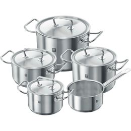Zwilling Topf-Set "Classic", silber, Töpfe, Sandwichboden, sehr gute Wärmeverteilung, Stay-Cool-Griffe