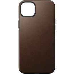 Nomad Handyhülle "Modern Leather Case iPhone 14 Max", braun, Hüllen, Polycarbonat und hochwertigem Echtleder