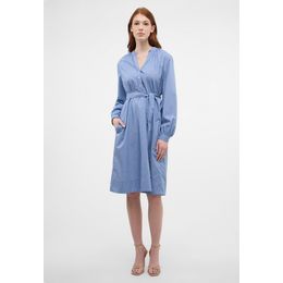 Eterna Damen Blusenkleid "LOOSE FIT"indigo, Gr. 40, 62% cotton, 6% Elasthan, 32% Polyamid, Kleider