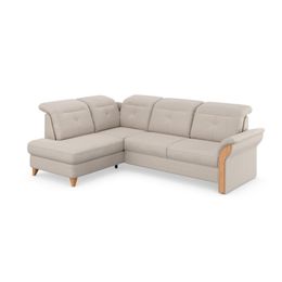 Ecksofa Home Affaire, B:269cm H:92cm T:200cm, grau, Luxus-Microfaser Euphora 100% Polyester, ;Easy Care: 98% Polyester, 2% Polyamid;Luxus-Microfaser