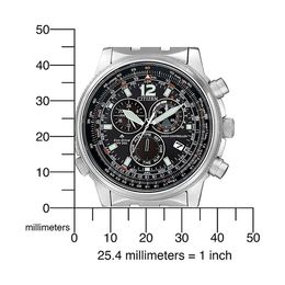Citizen Herren Funkchronograph, silber, Armbanduhren, Armbanduhr, Herrenuhr, Solar, Stoppfunktion, bis 20 bar wasserdicht